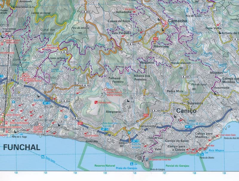 Madeira - Walking Map - K&F - 1 40 000