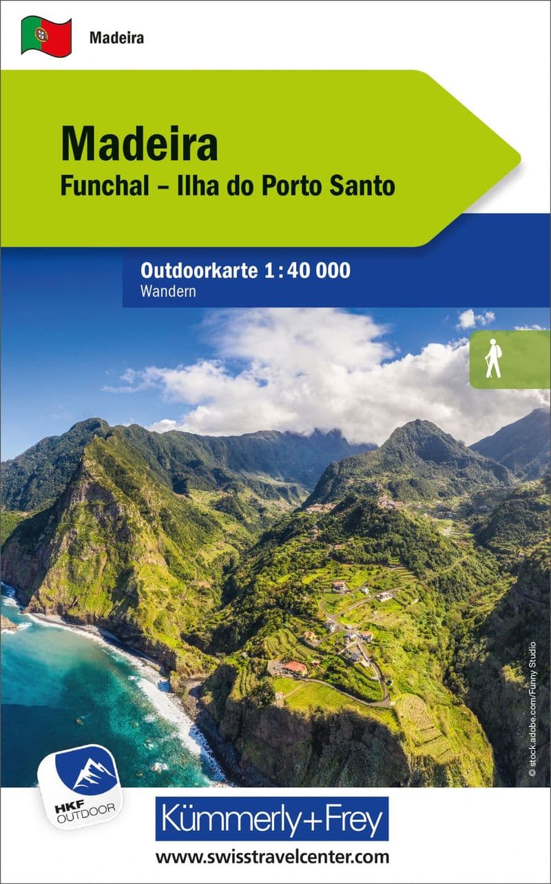 Madeira - Walking Map - K&F - 1 40 000