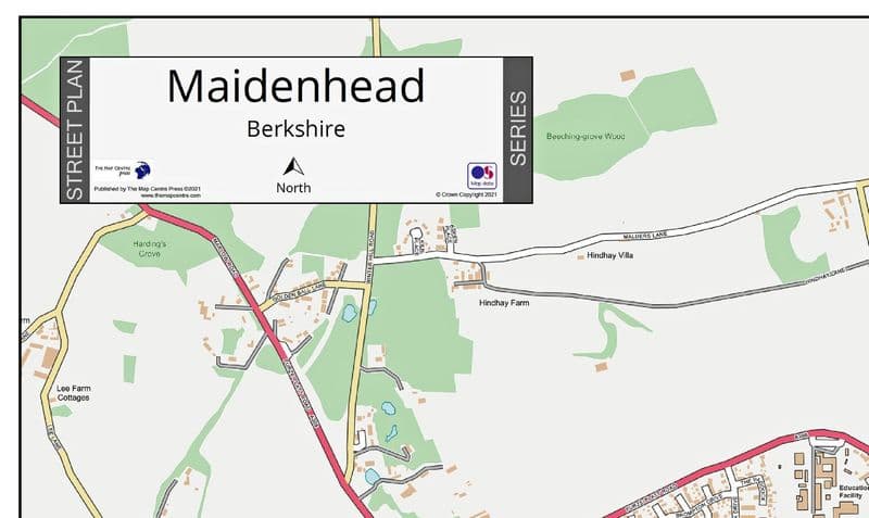 Maidenhead Street Map 2021