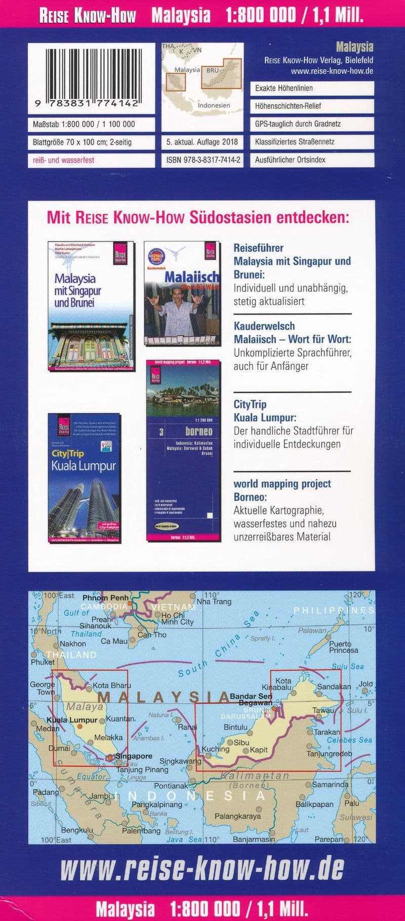Malaysia Road Map - Reise