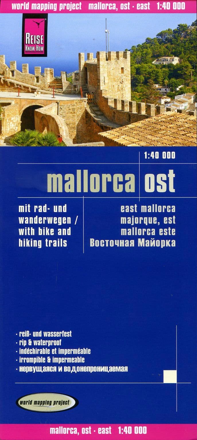 Mallorca East Walking Map 1 40 000 - Reise