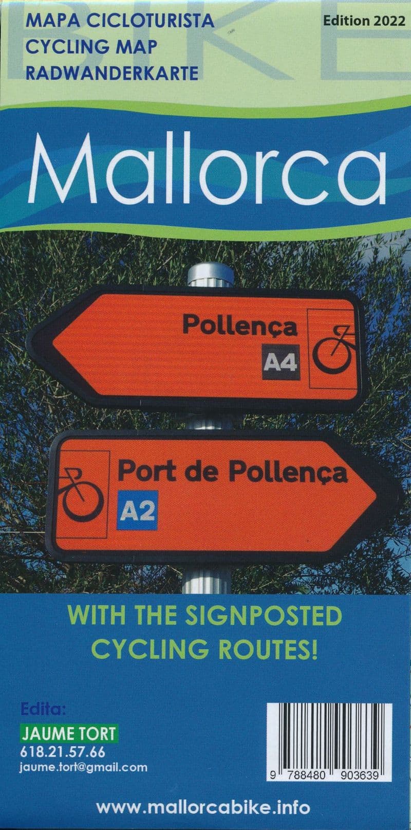 Mallorca Laminated Cycle Map 1 100 000 - Alpina F050