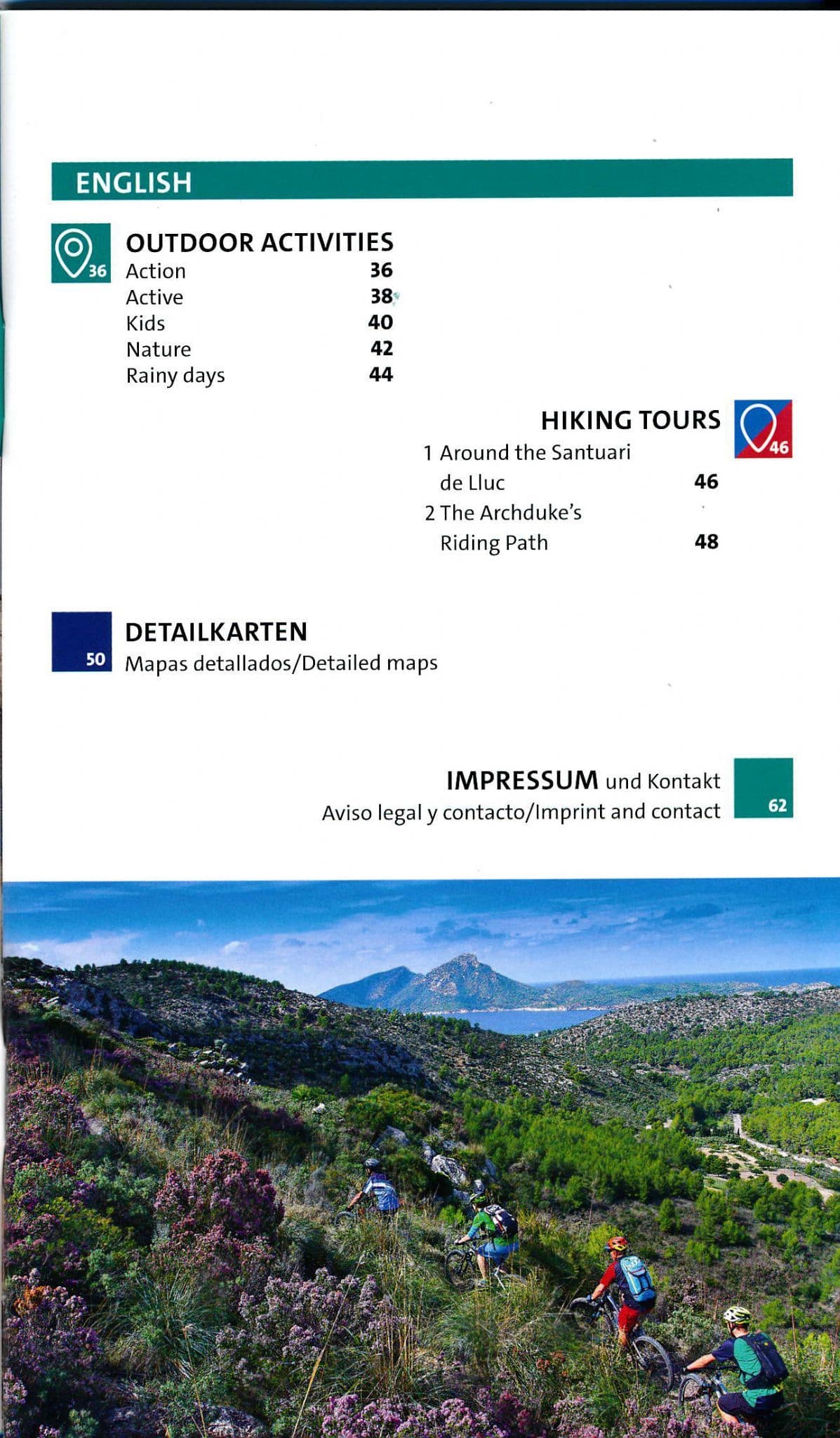 Mallorca Majorca - Hiking & Cycling Map - Kompass 230
