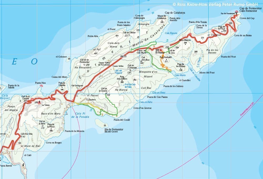 Mallorca North Walking Map 1 40 000 - Reise