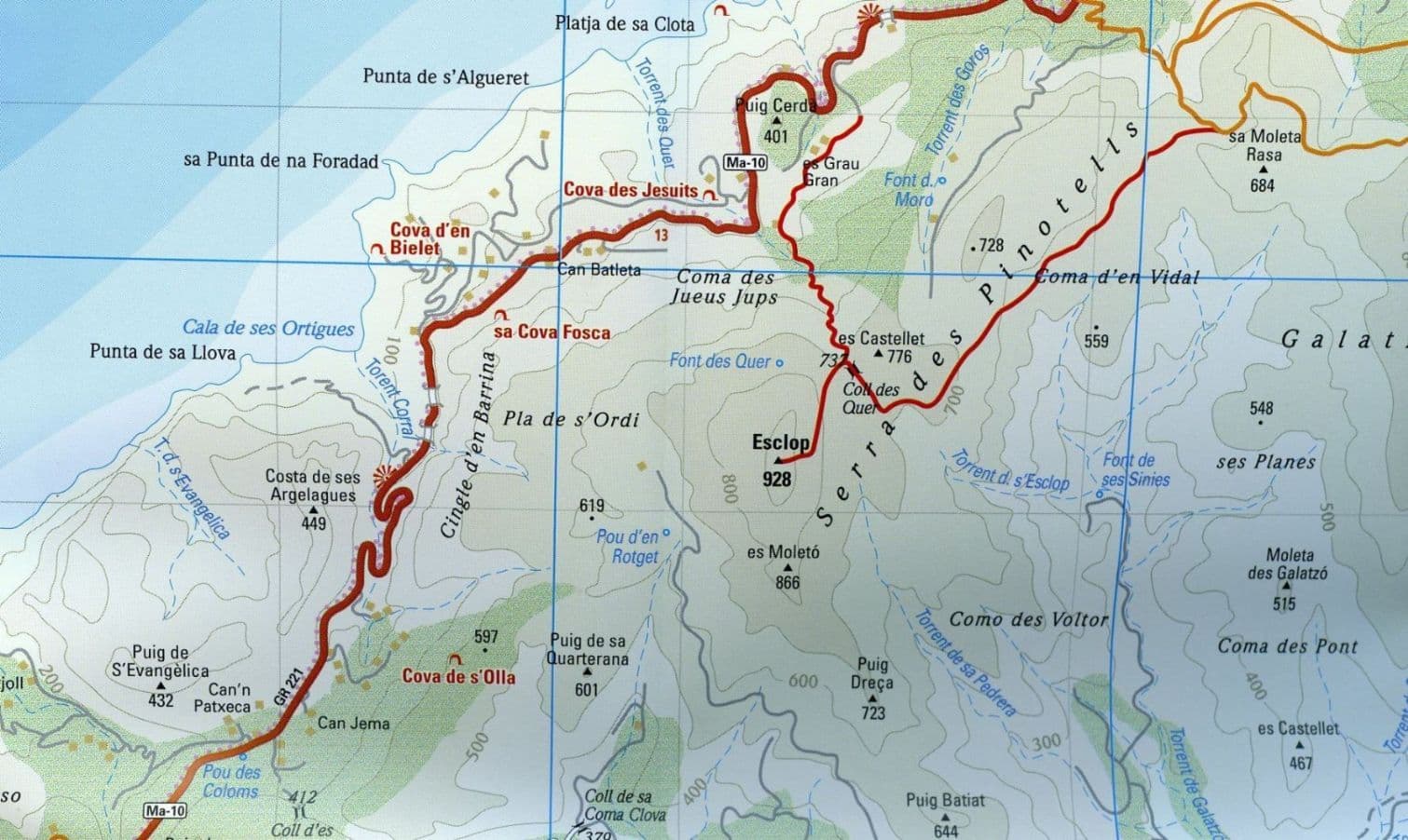 Mallorca West Walking Map 1 40 000 - Reise