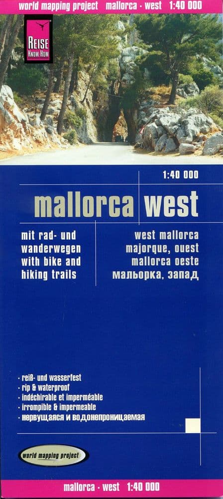 Mallorca West Walking Map 1 40 000 - Reise