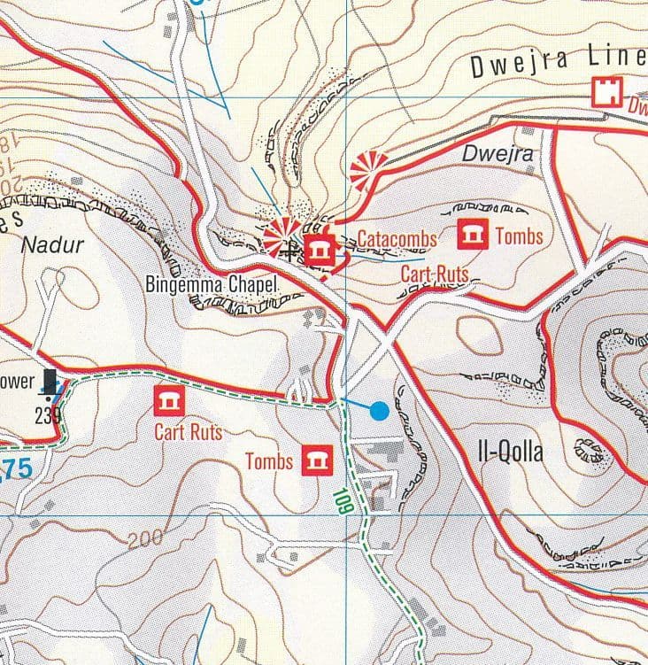 Malta & Gozo - Kompass Hiking Map 235