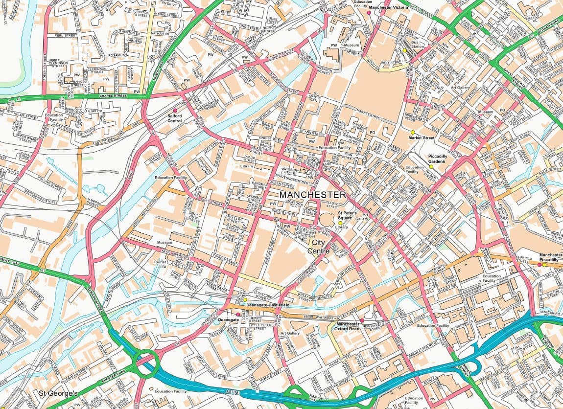 Salford Manchester Uk Map Interactive Maps • Salford City Council