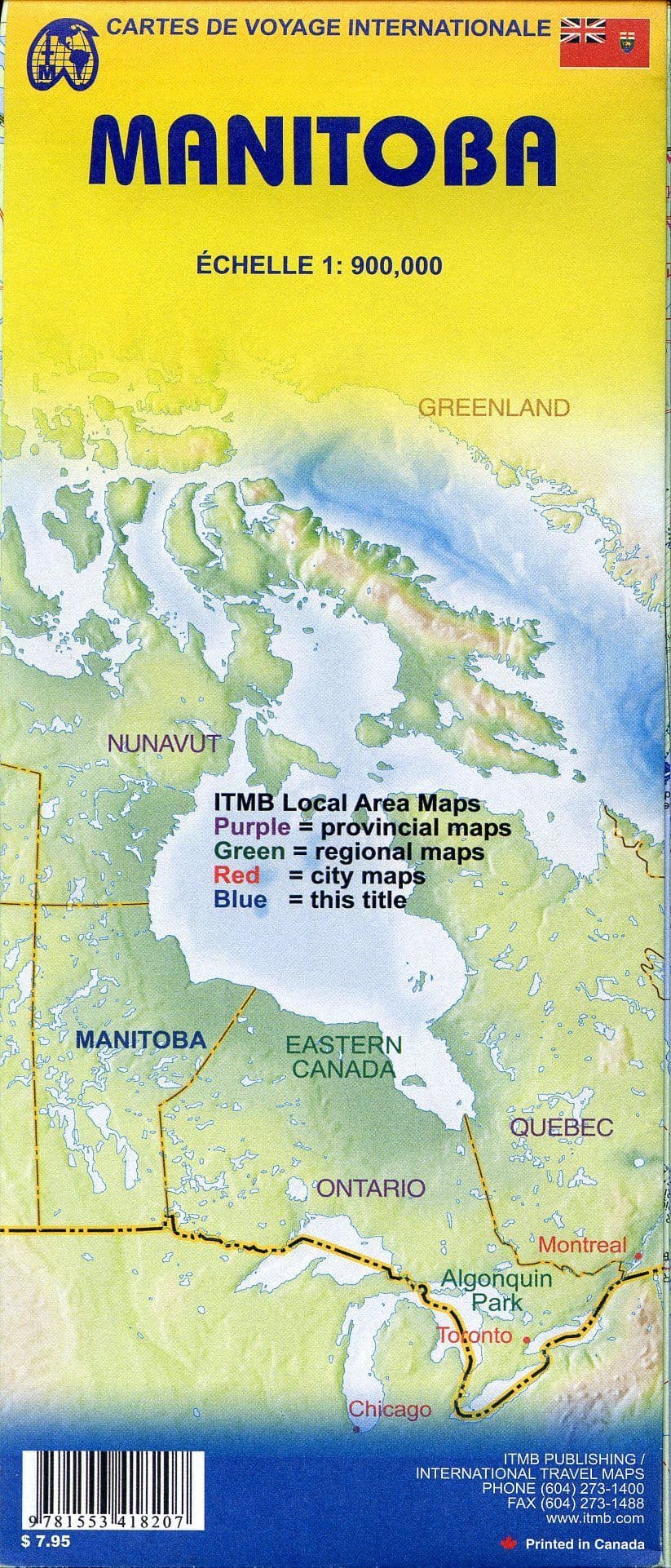 Manitoba Travel Map