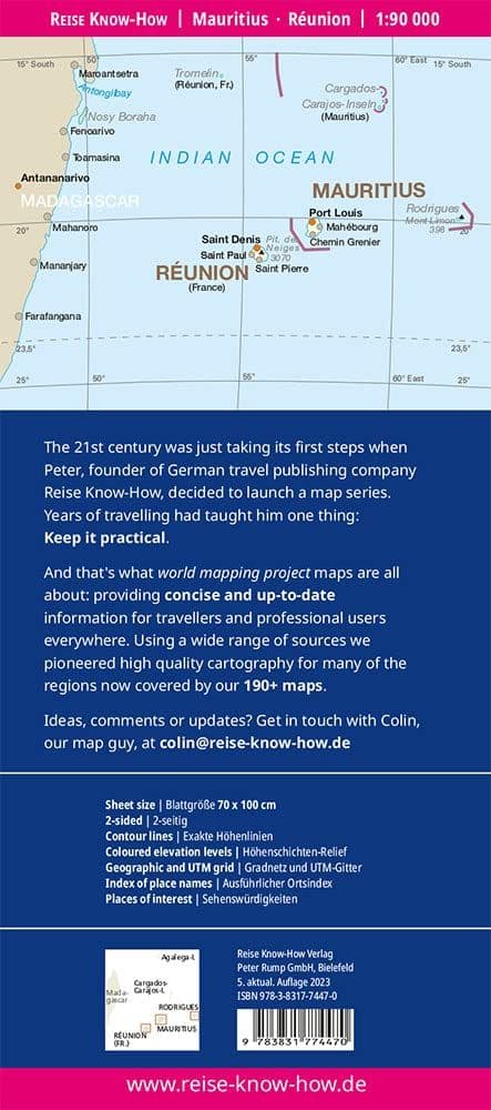Mauritius Reunion & Rodrigues Road Map - Reise