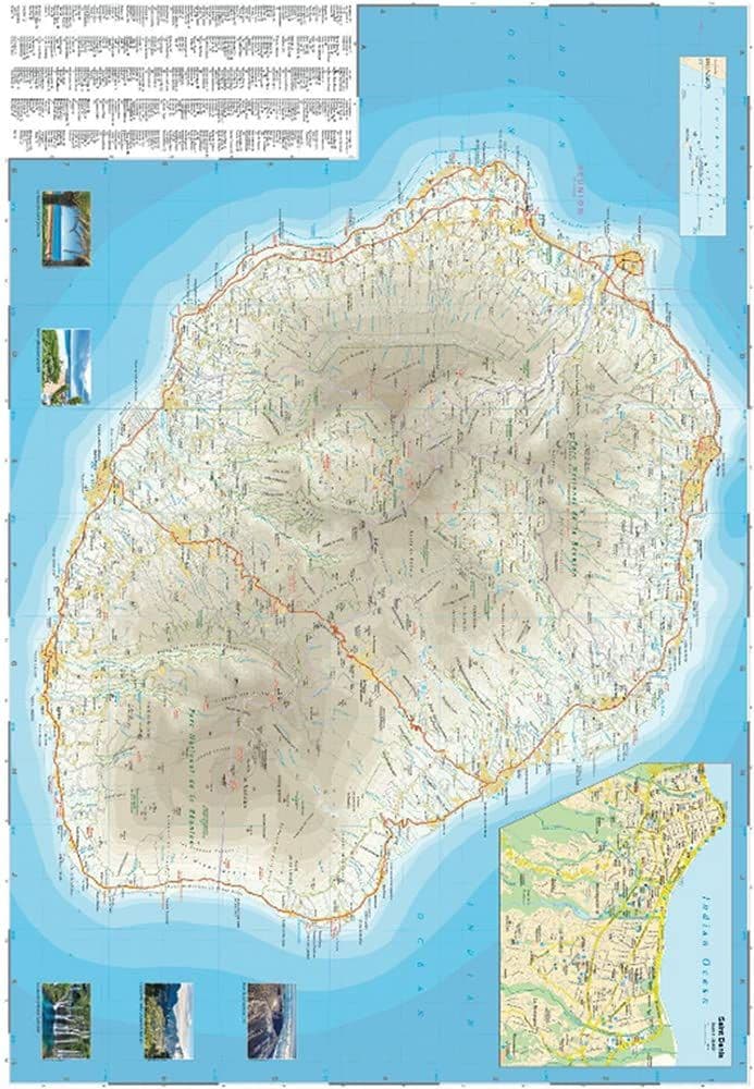 Mauritius Reunion & Rodrigues Road Map - Reise