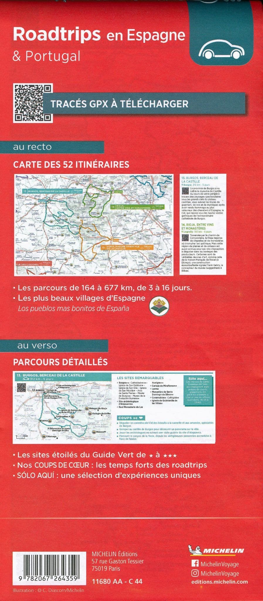 Michelin Map 680 - Spain & Portugal Road Trips
