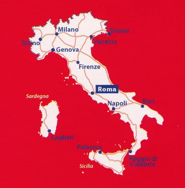 Michelin Map 735 - Italy - 2025