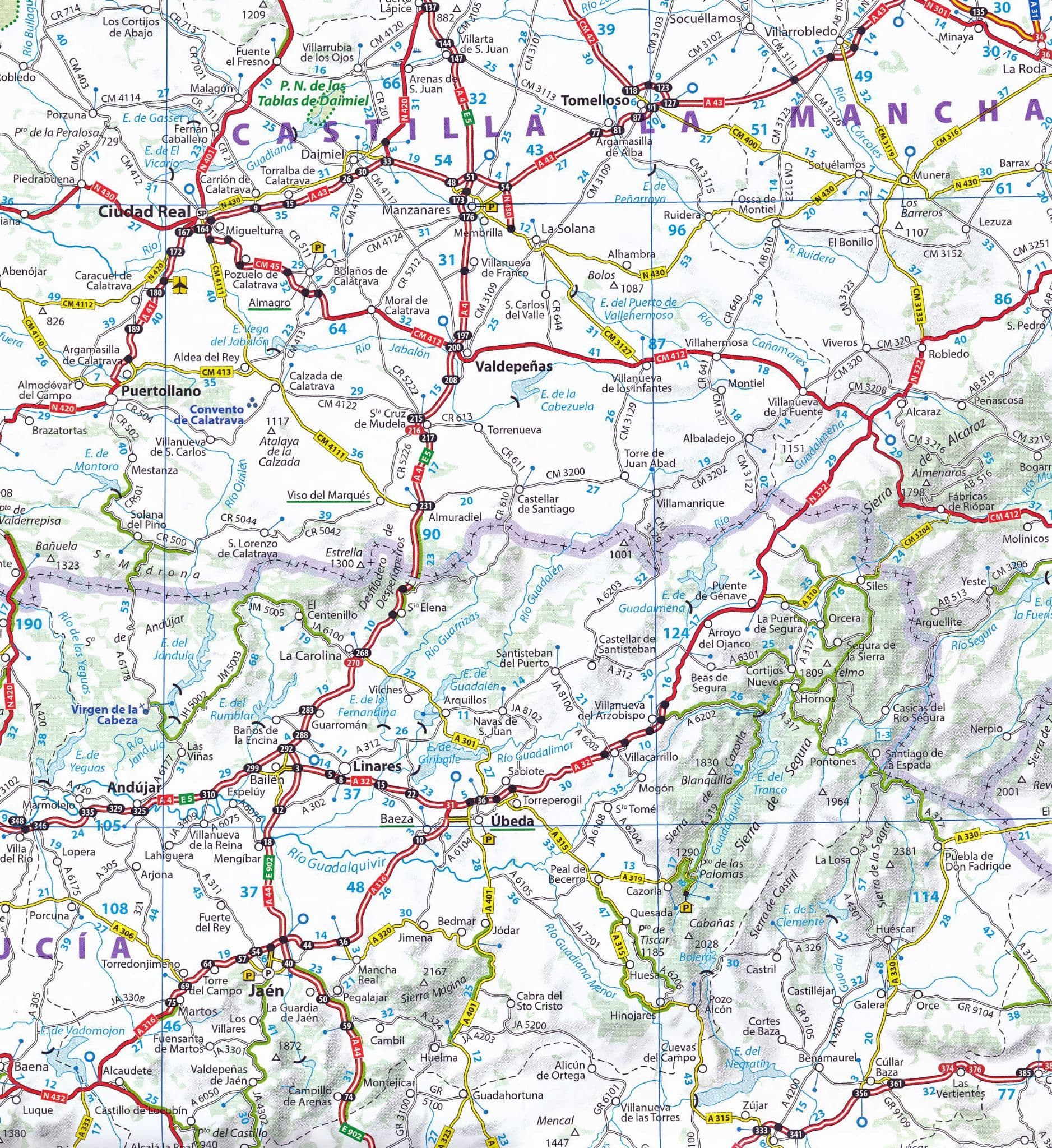 Michelin Map Spain & Portugal 794 Tear Proof - 2025