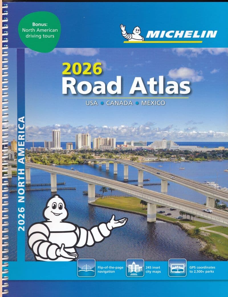 Michelin Road Atlas - USA Canada & Mexico 2026