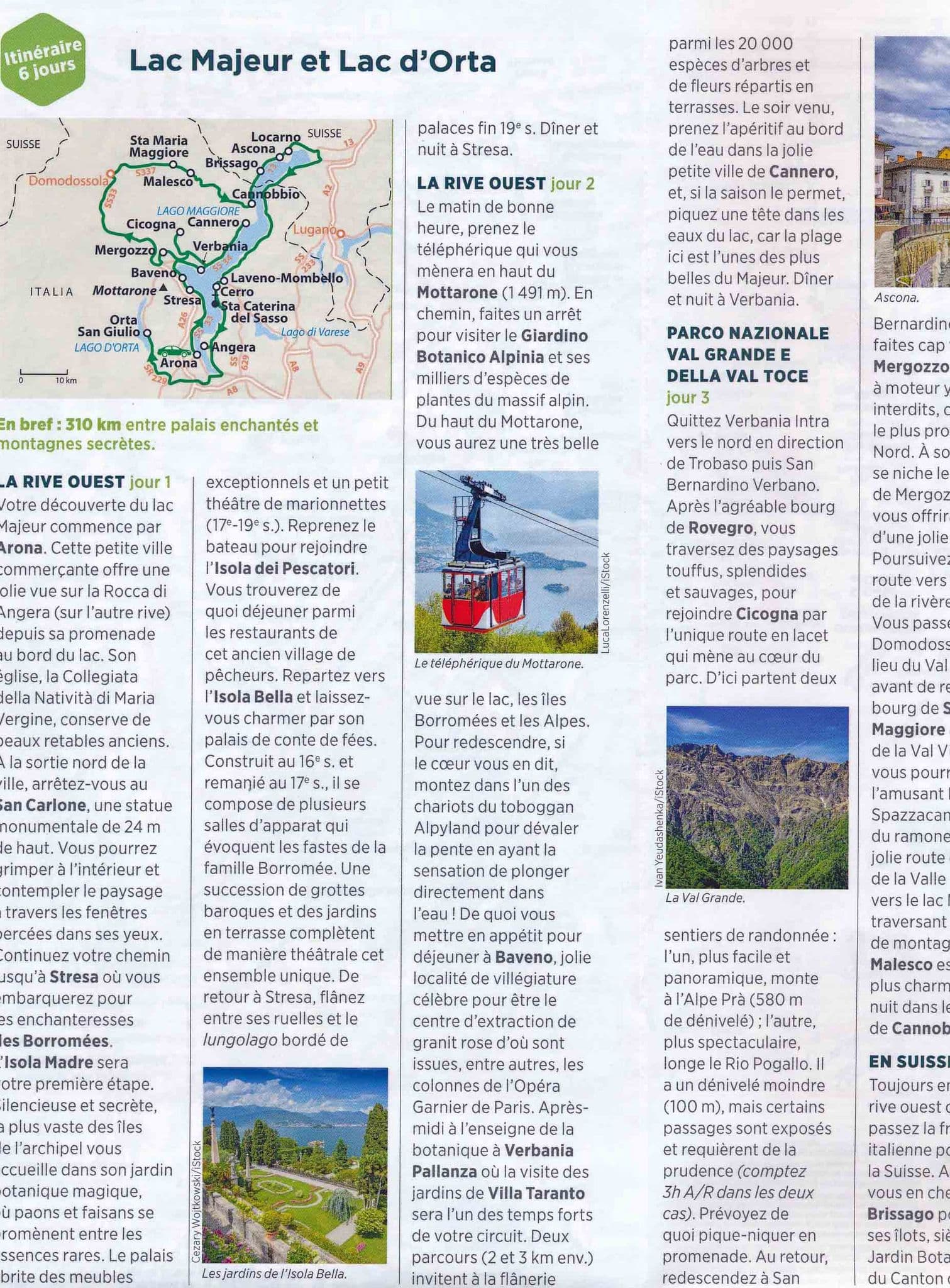 Michelin Tourist Map - Italian Lakes - Milan