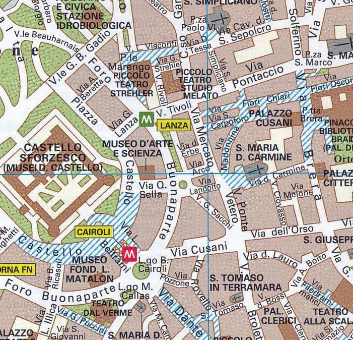 Maps Of Milan Italy
