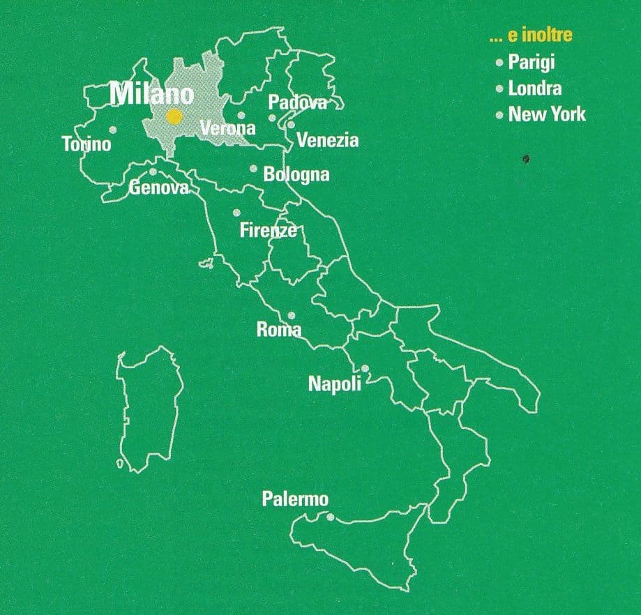 Milan Street Map - TCI