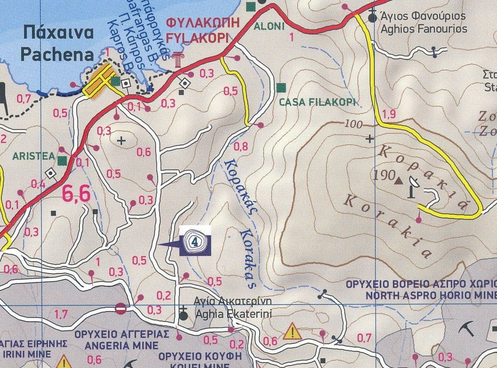 Milos Kimolos - Terrain Map 306