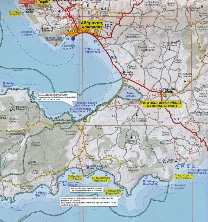 Milos - Road Map - Orama