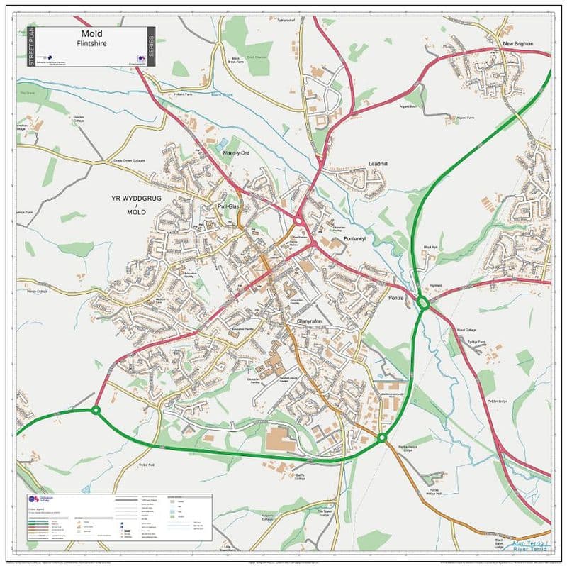 Mold Street Map