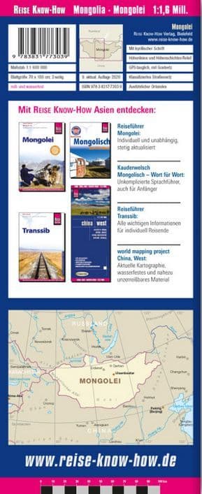 Mongolia - Road Map - Reise