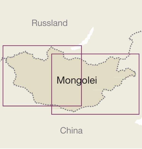 Mongolia - Road Map - Reise