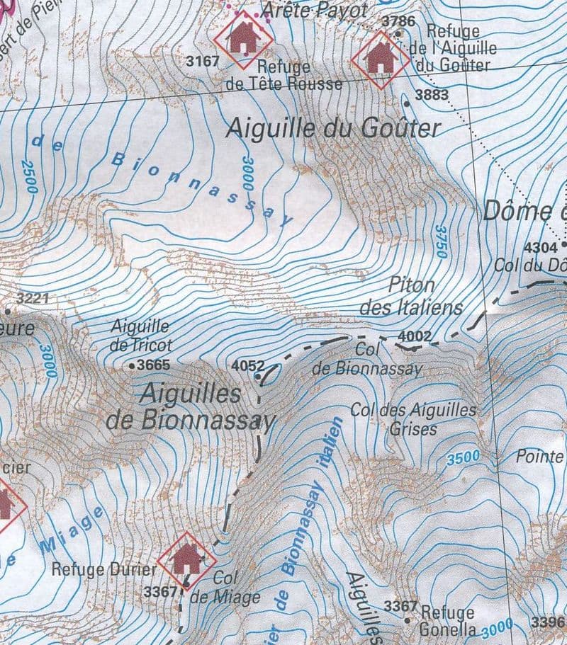 Mont Blanc Mini Map - Didier Richard P600