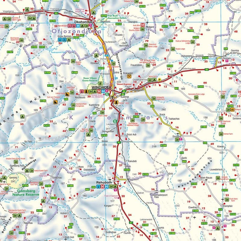 Namibia Road Map - F&B