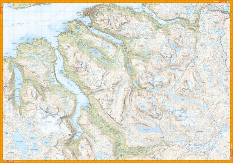 Narvik - Hiking Map - Calazo BD 250