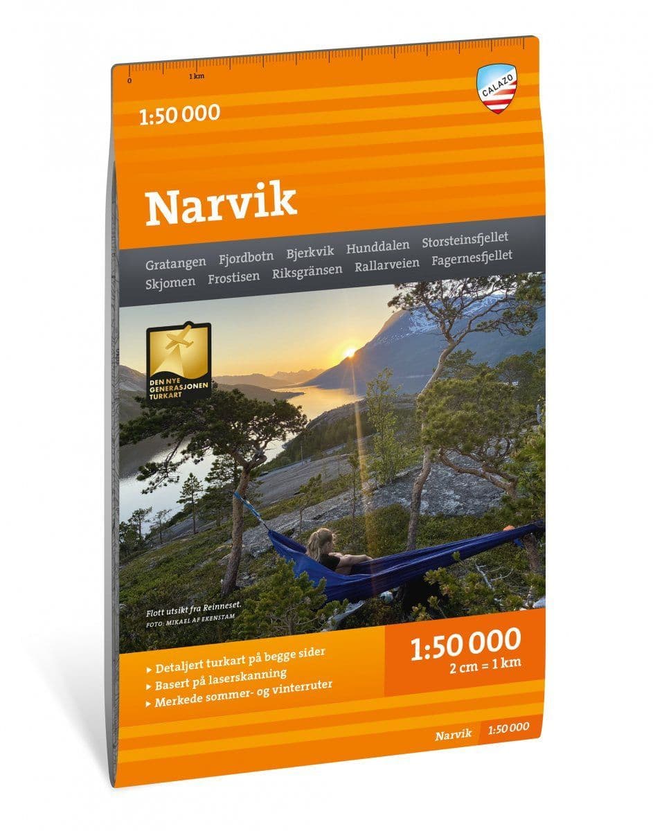 Narvik - Hiking Map - Calazo BD 250