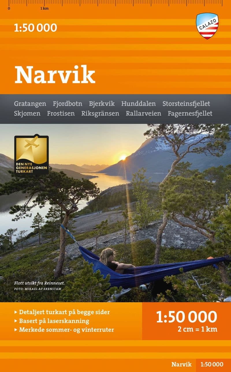 Narvik - Hiking Map - Calazo BD 250