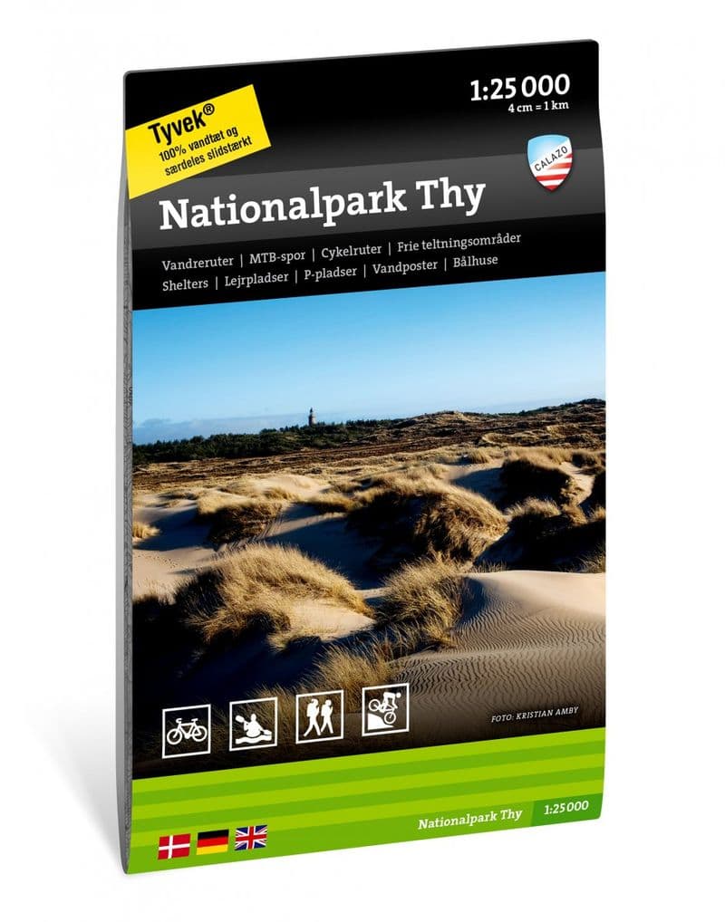National Park Thy - Calazo Hiking Map
