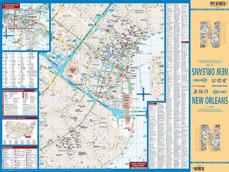 New Orleans - Street Map - Borch