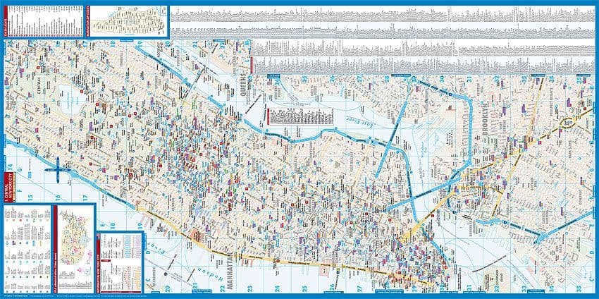 New York City Street Map - Borch