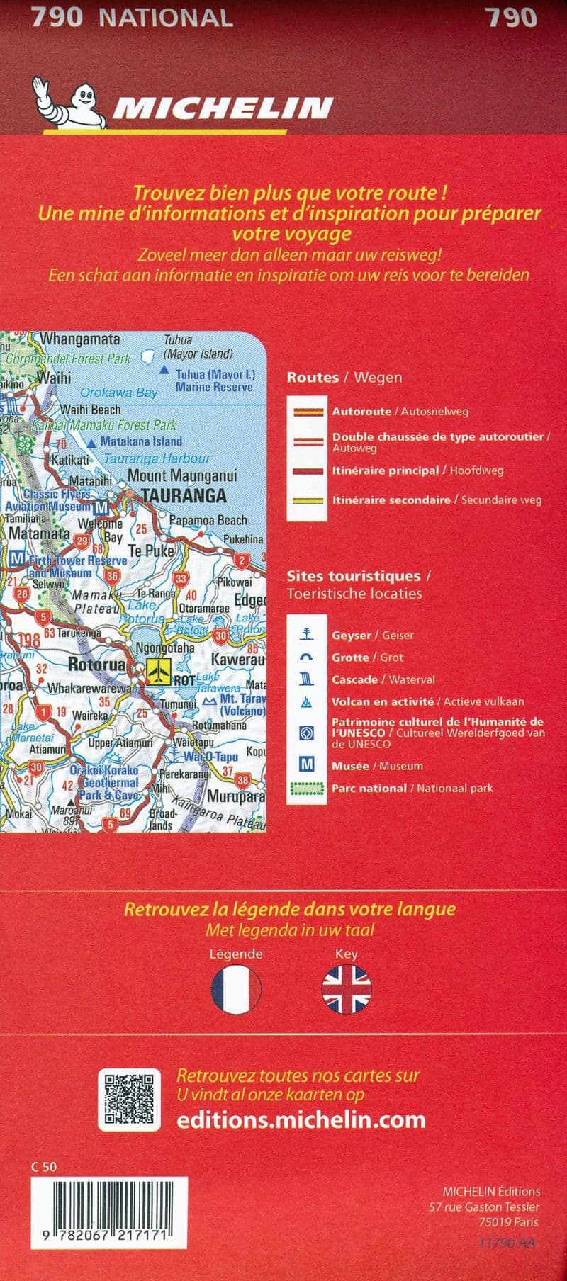 New Zealand - Michelin Map 790