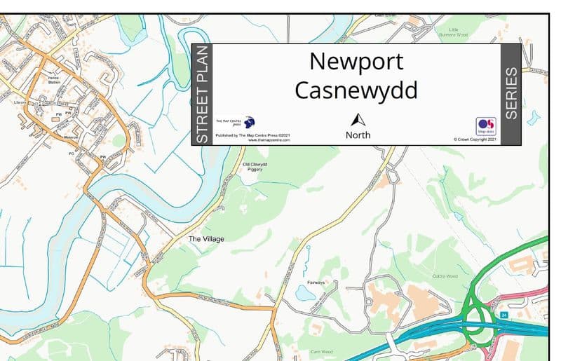 Newport - Wales Street Map