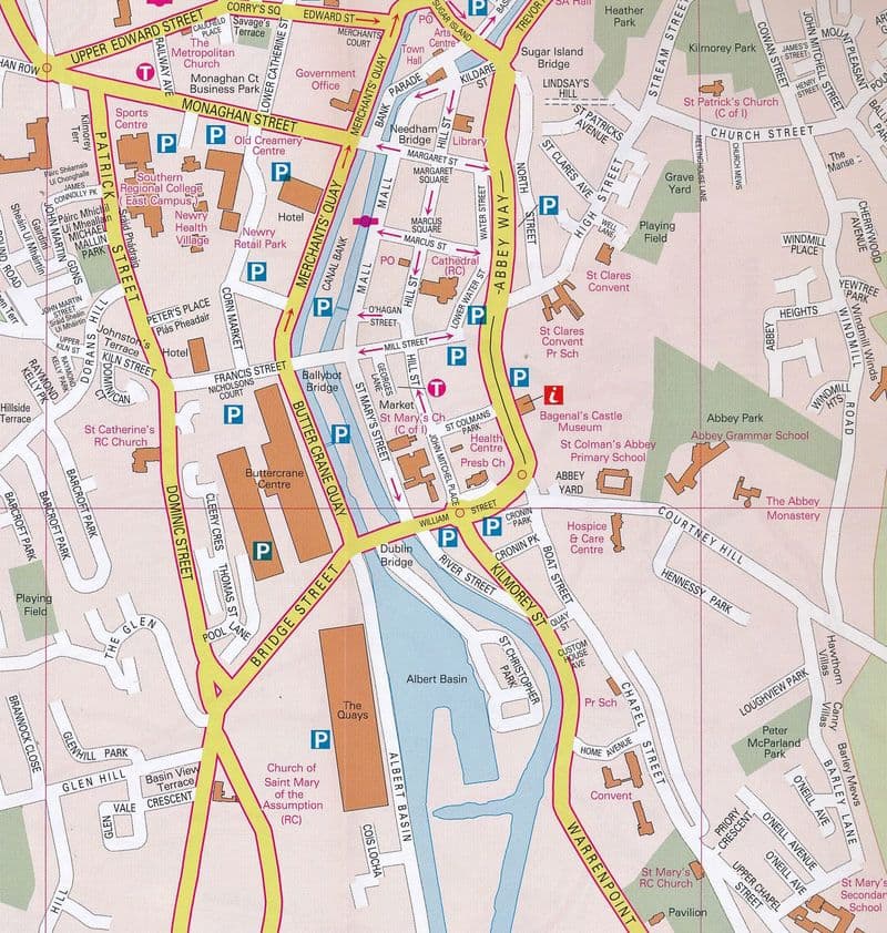 Newry Street Map - Ordnance Survey Northern Ireland