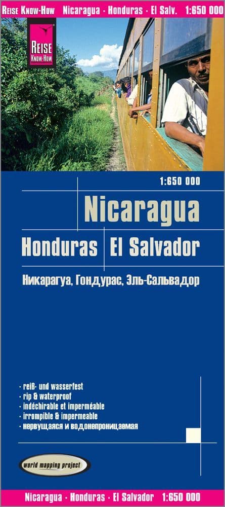 Nicaragua Honduras & El Salvador Road Map - Reise