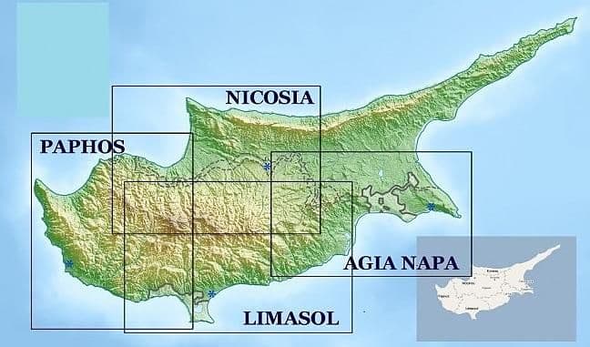 Nicosia Cyprus Map