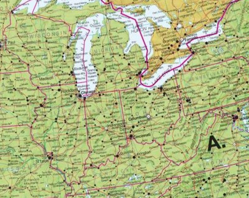 North America Political Wall Map - Maps International