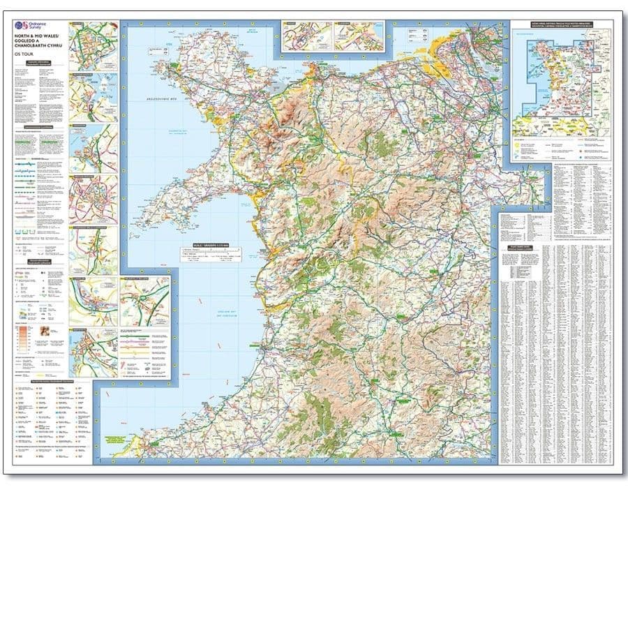 North & Mid Wales - OS Tour Map