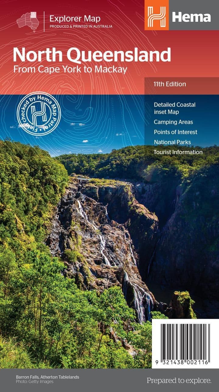 North Queensland Adventure Map - Hema 2 205