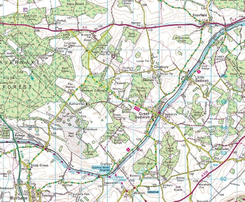 North Wessex Downs - AONB Wall Map - 2024