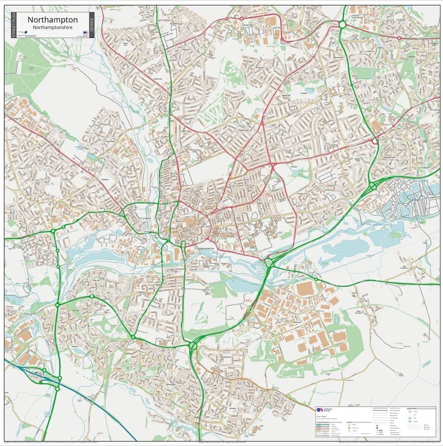 Northampton Street Map