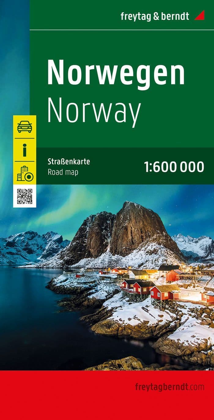 Norway Country Road Map F&B