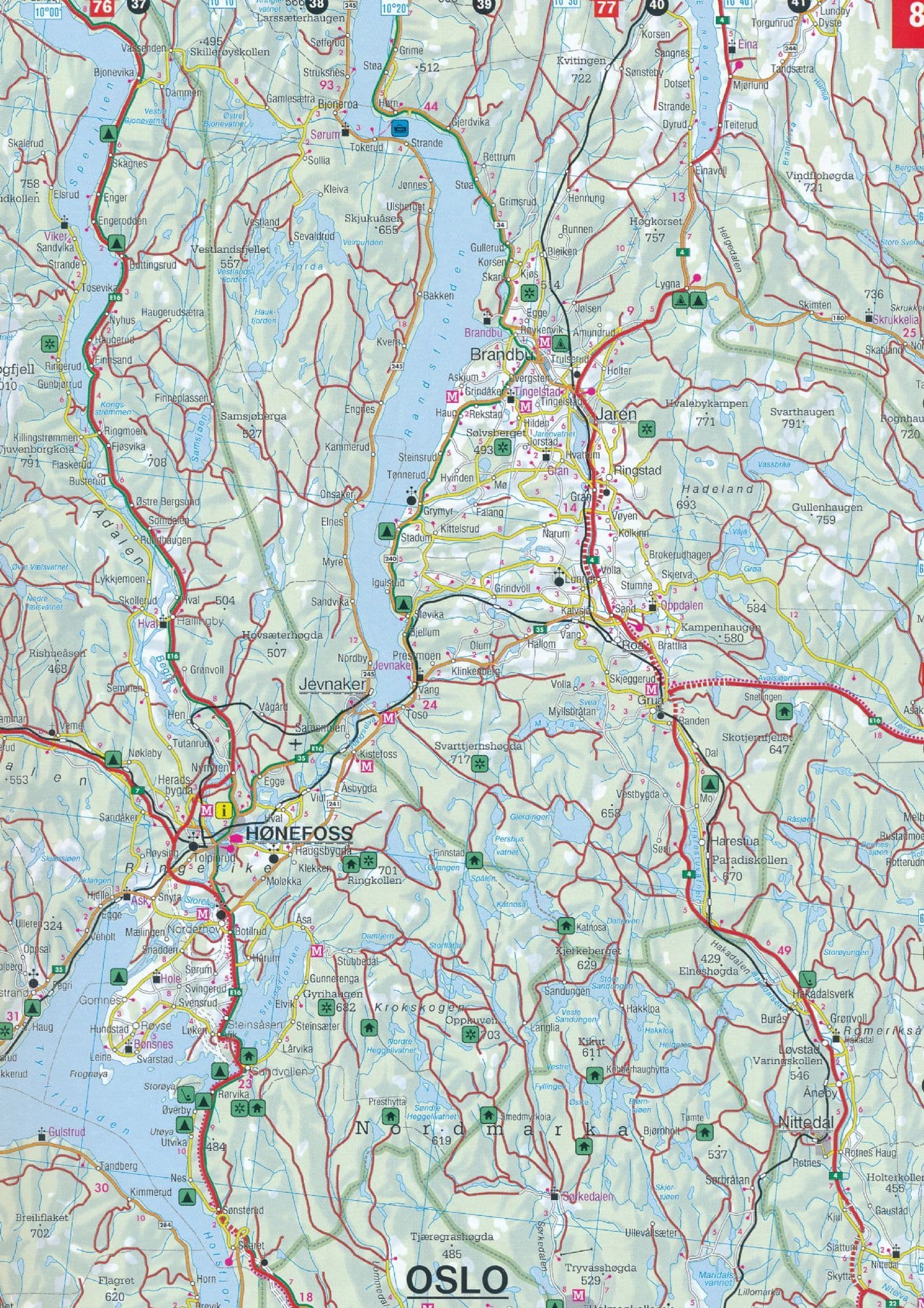Norway Touring Road Atlas Spiral Bound - Freytag & Berndt