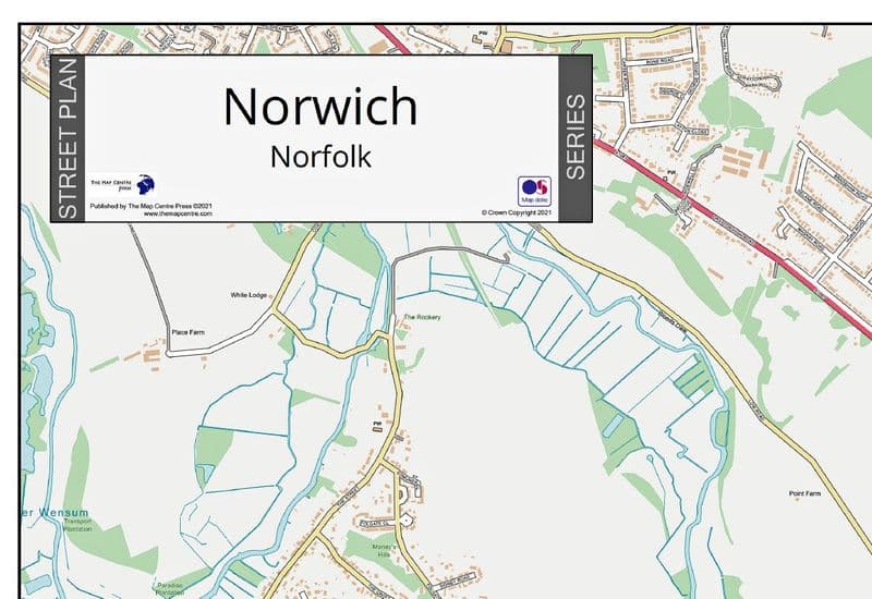 Norwich Street Map