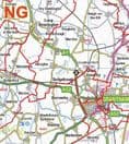 Nottingham - NG - Postcode Sector Wall Map