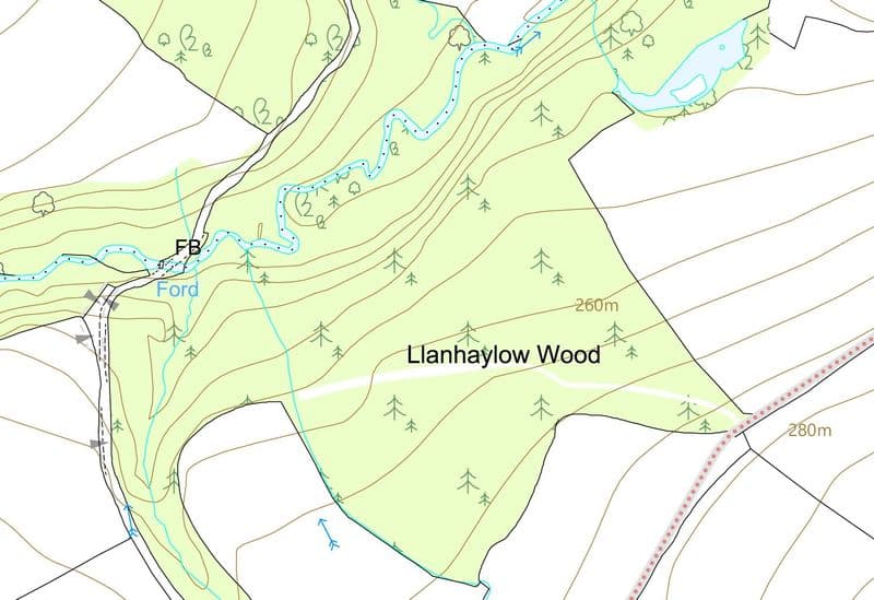 Ordnance Survey 1 5 000 Map - Map Print sent by Post